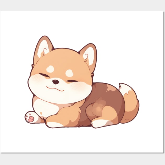 Cute Chibi Shiba Inu - Dog - Posters and Art Prints | TeePublic